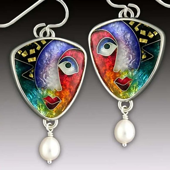 QUALITY BOUTIQUE DESIGN | Jewelry | Picasso Cubism Womans Face Graphic ...